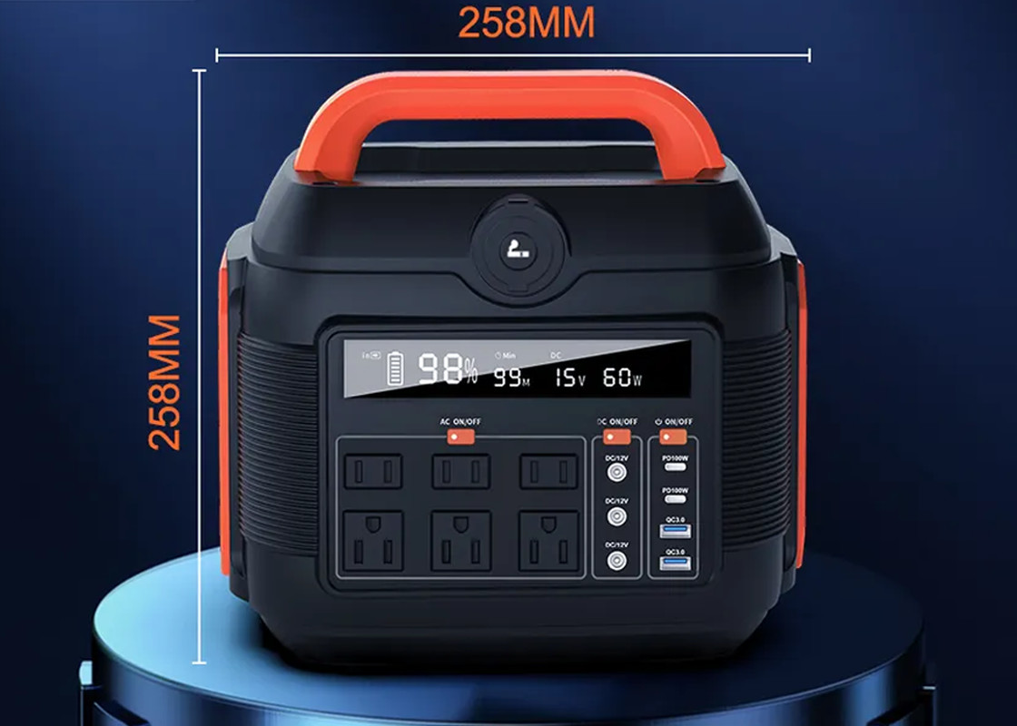 600w Portable Power Supply Outdoor 110/220v Ac Outlet Rechargeable ...