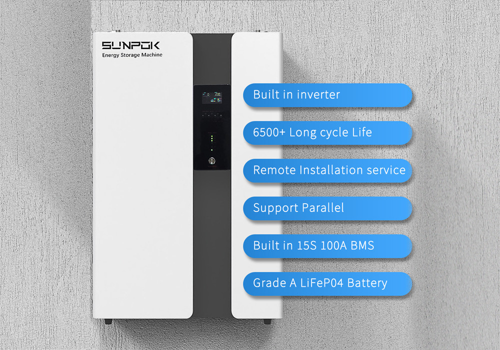 Off -Grid All In One Ess Eu Warehouse Built In 5.12Kwh 50Ah 200Ah 100Ah ...