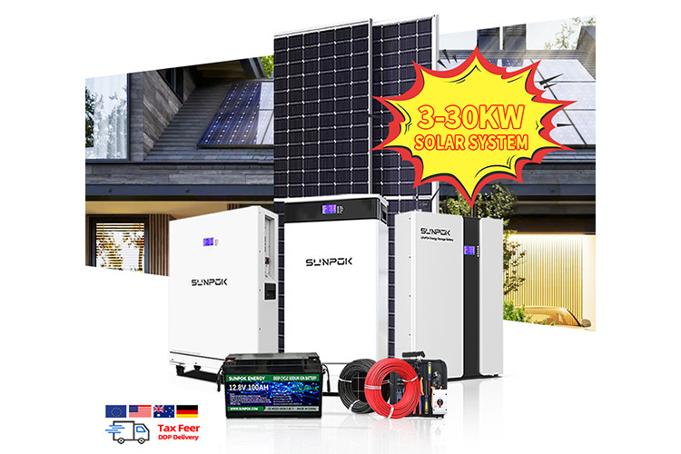 Solar Energy System Kit 3kw 6kw 10kw Complete Set for Home Solar Energy ...