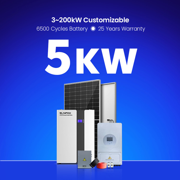 Complete off Grid Solar System 3KW 5KW 10KW Home Solar Panel Kit 12kw 15kw Solar Power System ...