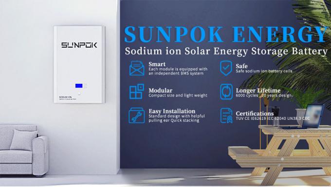 48V 10kwh Split Type Sodium Ion Storage Battery 200ah Solar Power Bank ...