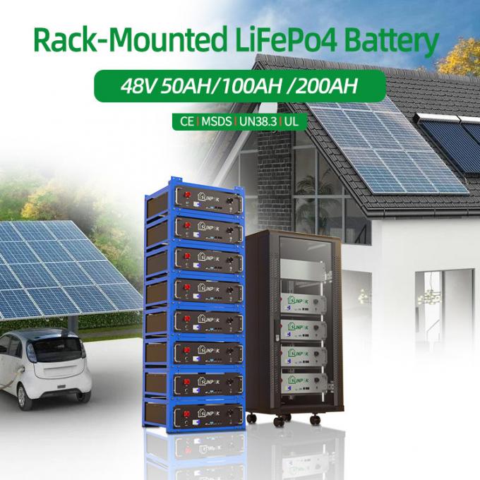 48V 51.2V 100Ah 200Ah Lithium Battery BMS 5kWh 10kWh 15kWh Server Rack Solar Home Energy Storage ...